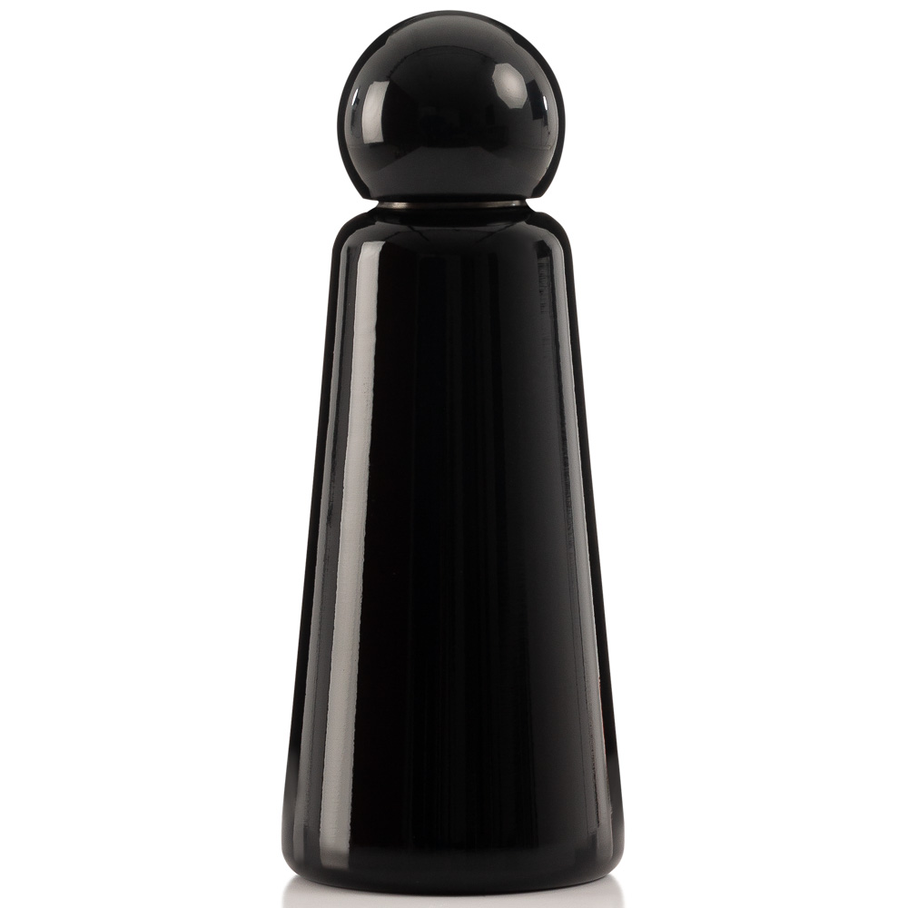Lund London Skittle Water Bottle 500ml - Midnight Black - Artique Objectz